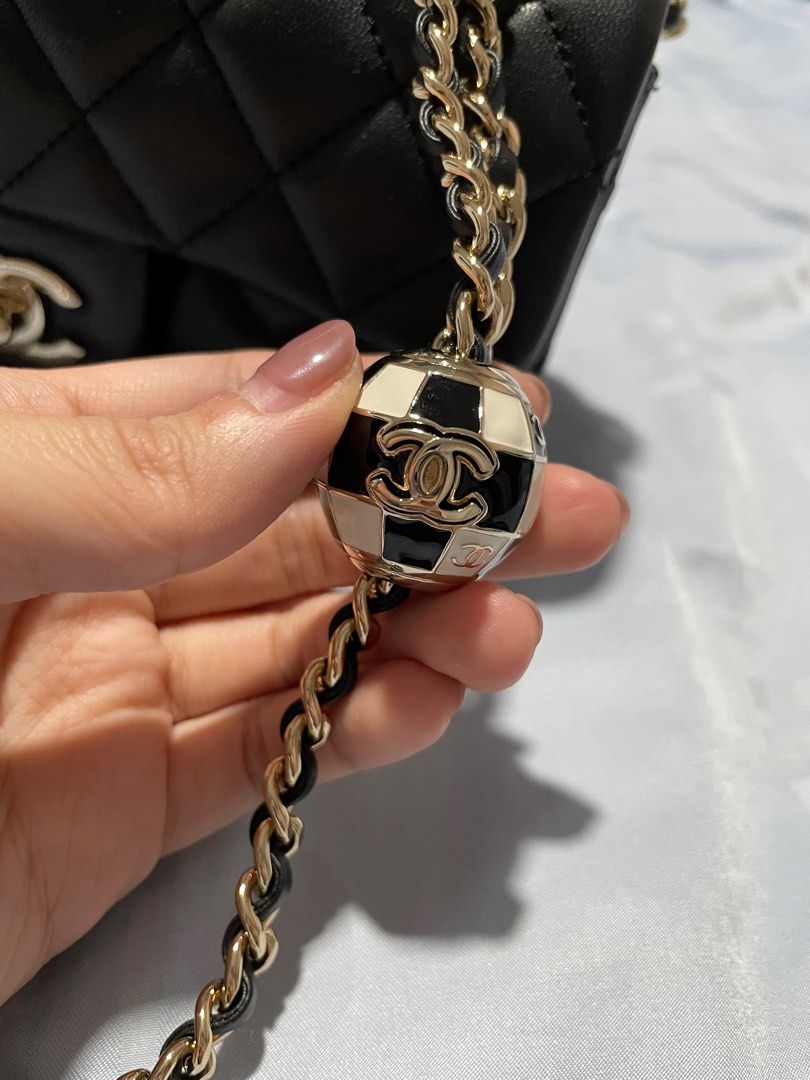 Chanel 23C Pearl Crush F1 Monte Carlo Rectangle Flap Bag, Luxury, Bags ...