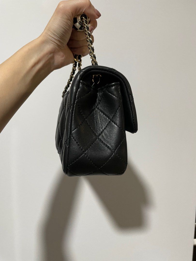 Chanel 23C Pearl Crush F1 Monte Carlo Rectangle Flap Bag, Luxury, Bags ...