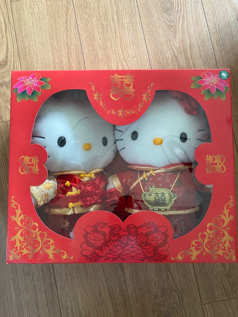 Chinese Wedding Hello Kitty, Hobbies & Toys, Toys & Games on Carousell