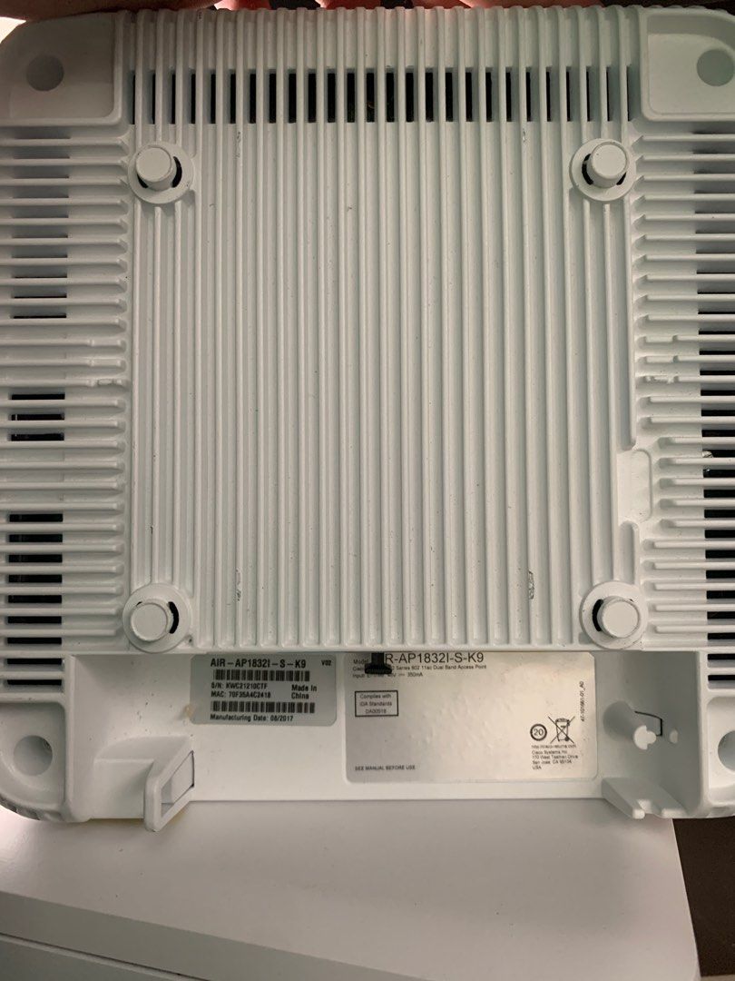 Cisco Aironet 1832i Access Point (Wi-Fi AP) - AIR-AP1832I-S-K9, 電腦＆科技 ...