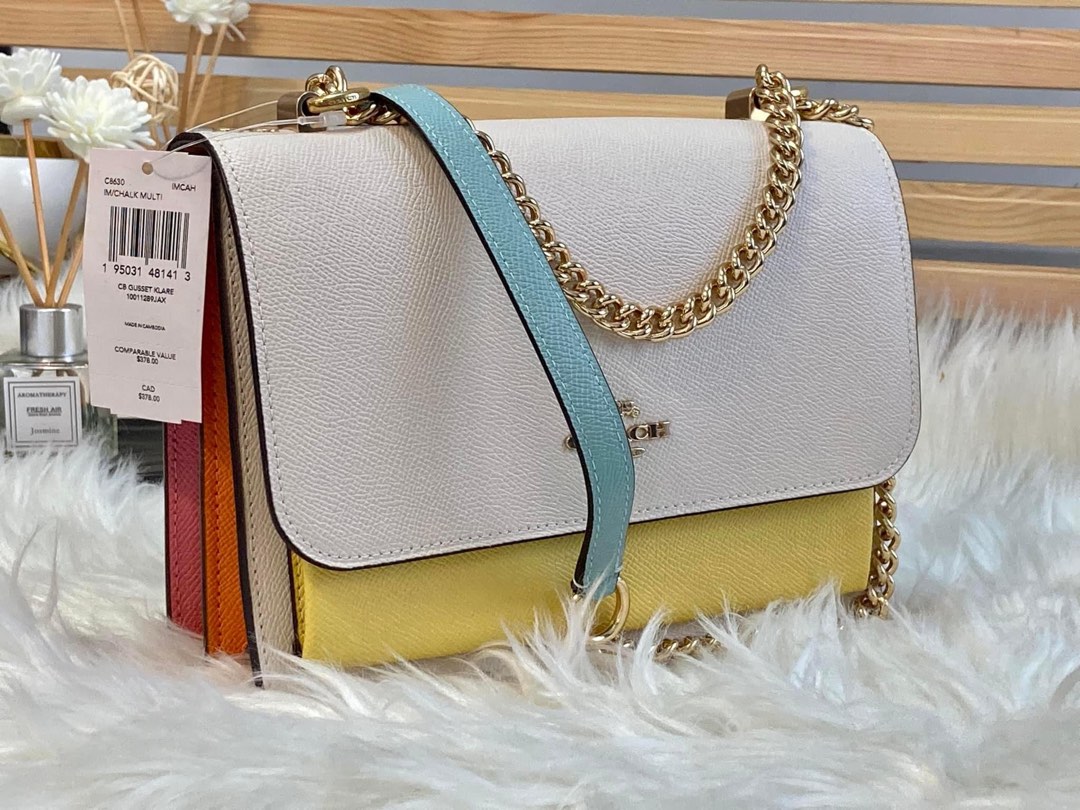 Coach Klare Crossbody In Colorblock Chalk Multi on Carousell