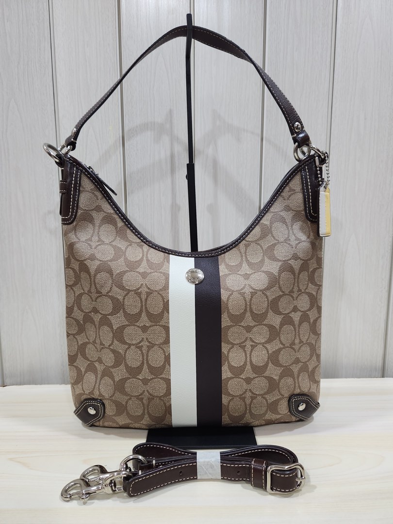 Coach pvc leather two way bag on Carousell