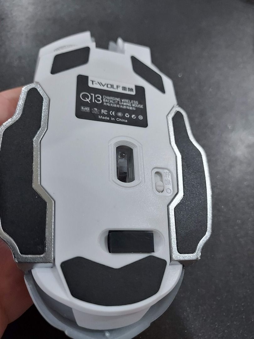 Computer Mouse, Free Wolf X8 Silent 2.4GHz 2400DPI 6 Keys Wireless ...