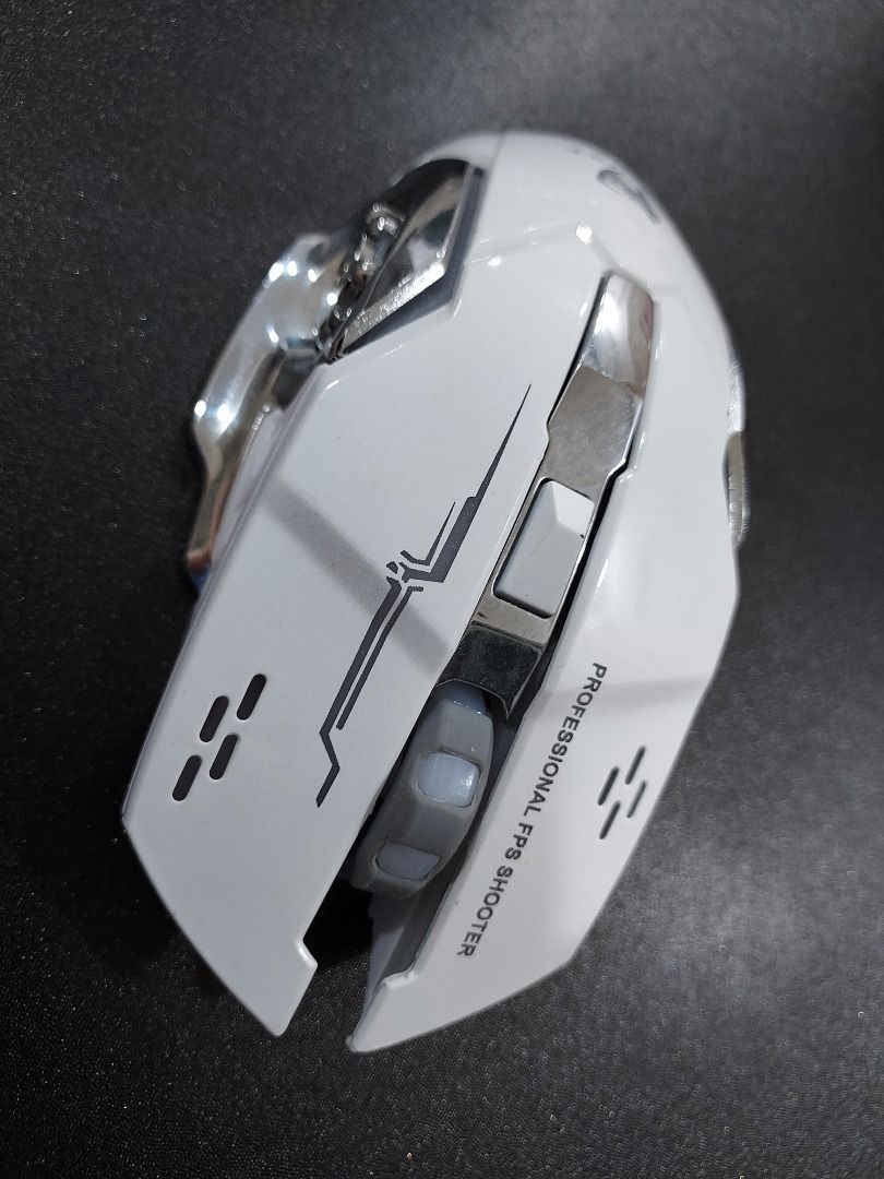 Computer Mouse, Free Wolf X8 Silent 2.4GHz 2400DPI 6 Keys Wireless ...