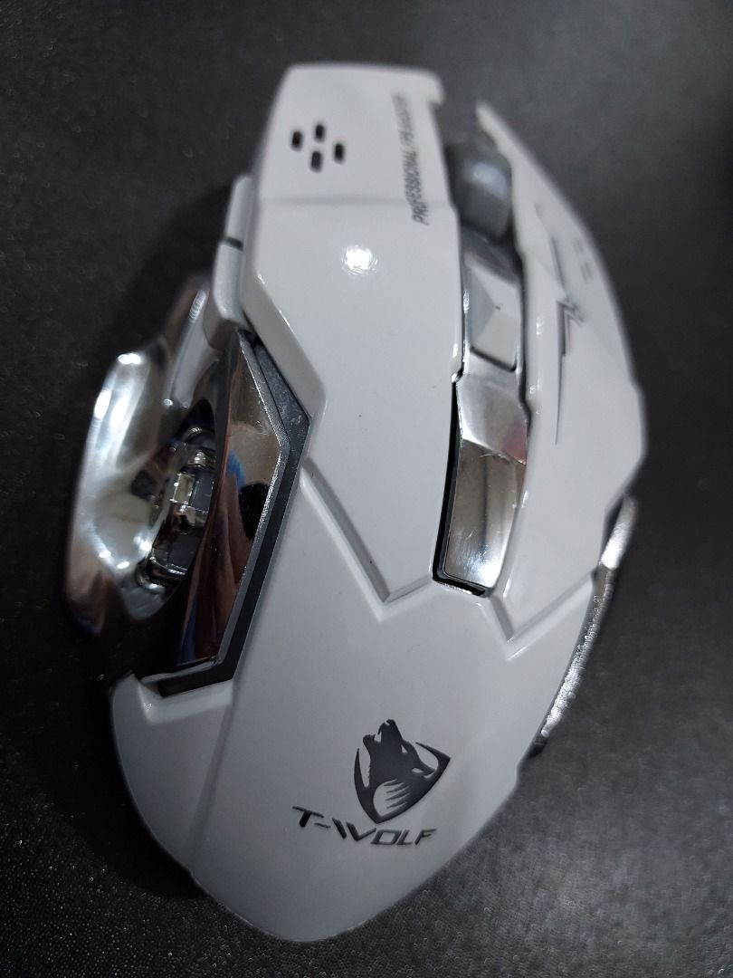 Computer Mouse, Free Wolf X8 Silent 2.4GHz 2400DPI 6 Keys Wireless ...