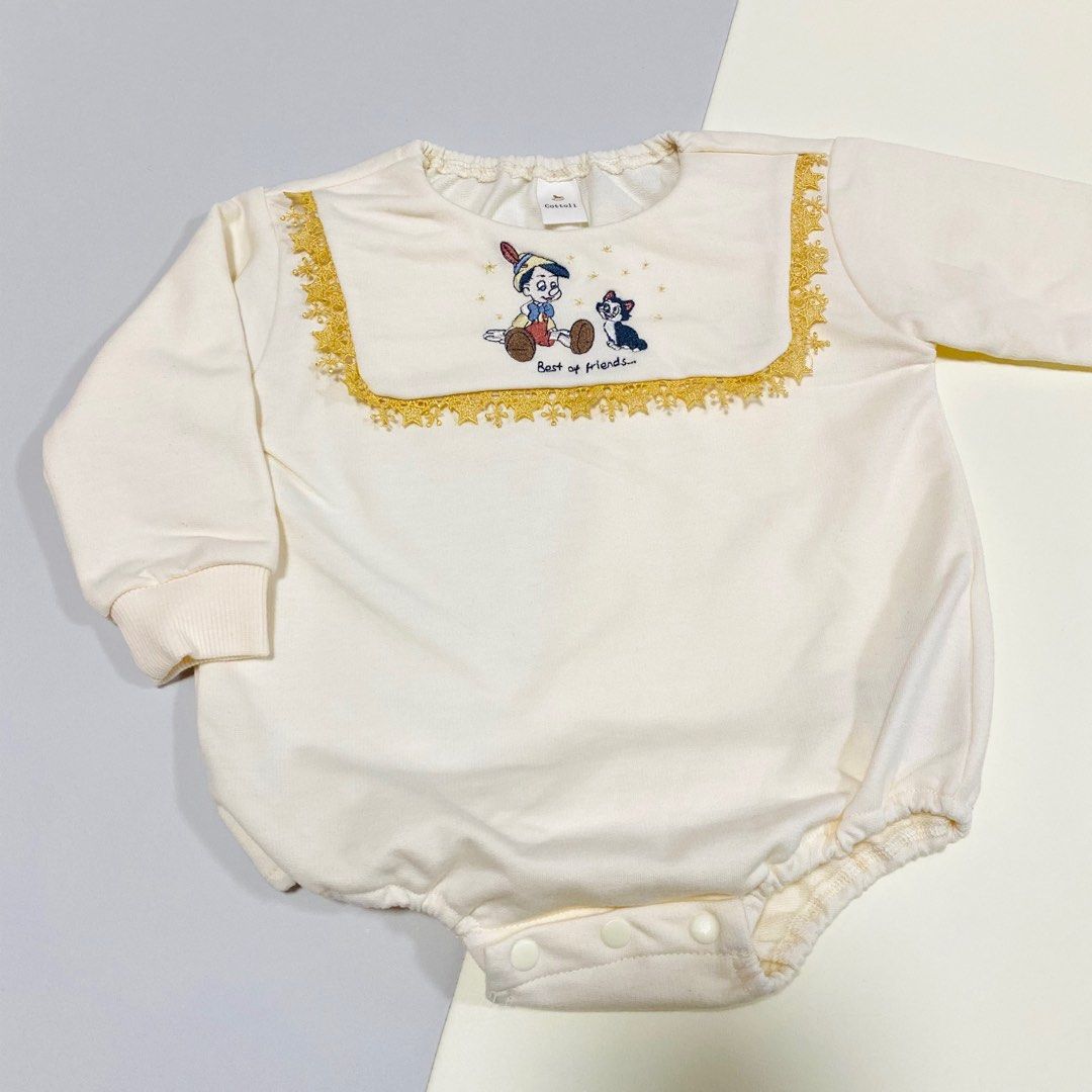 現貨 Cottoli x Disney 小木偶包屁衣, 兒童＆孕婦用品, 嬰兒及小童流行時尚 - Carousell