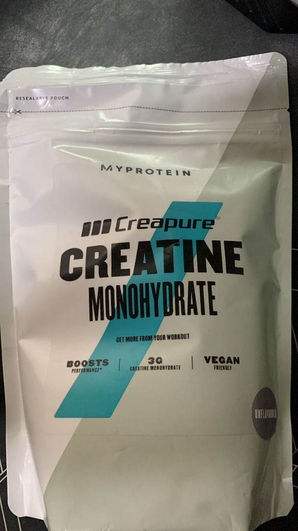 creapure creatine monohydrate Myprotein 500g., Health & Nutrition ...