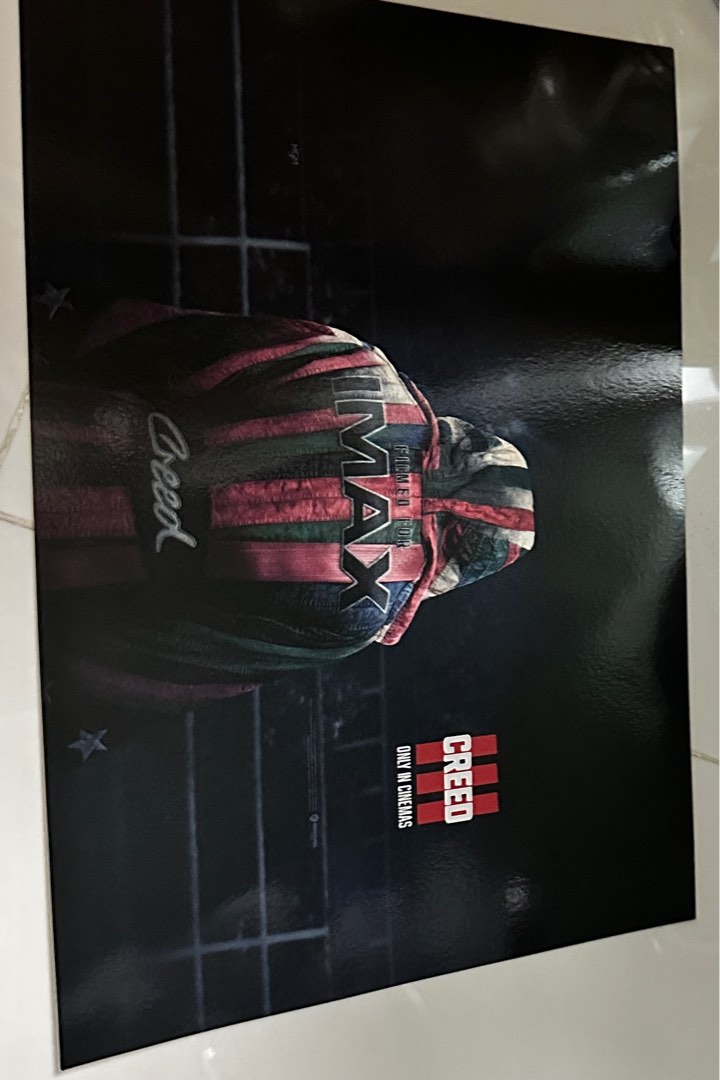 Creed imax poster boxing movie black new posters collectible ...