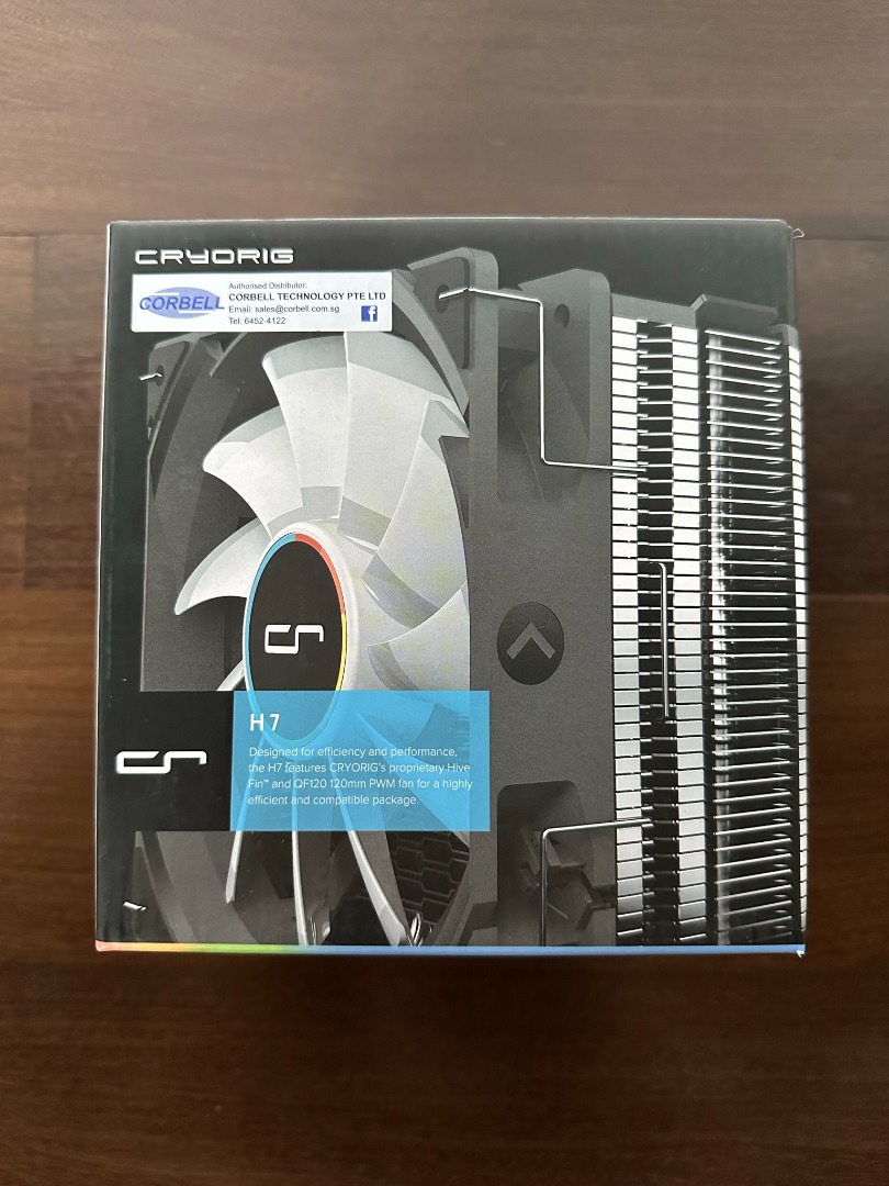 Cryorig H7 Single Tower Cooler, Computers & Tech, Parts & Accessories ...