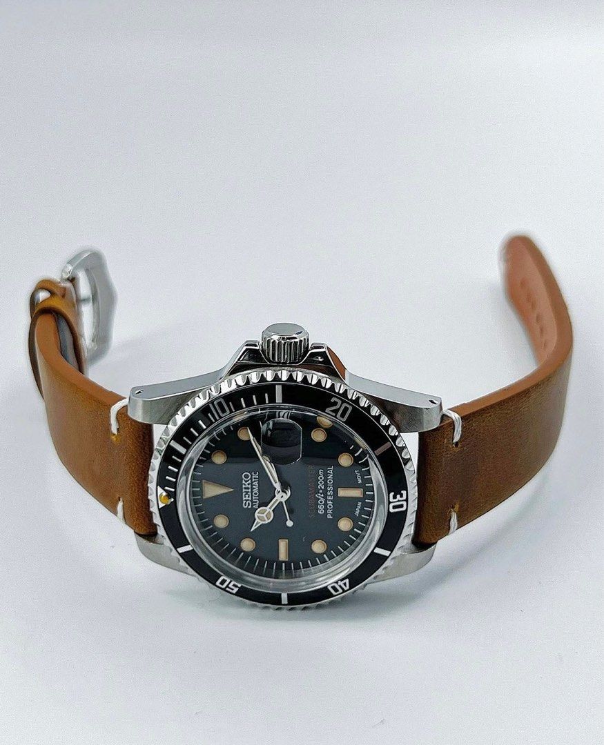 Custom Seiko Mod Vintage Submariner 40mm, Men's Fashion, Watches ...