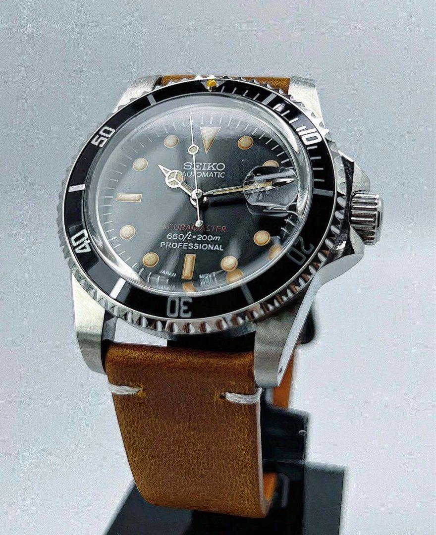 Custom Seiko Mod Vintage Submariner 40mm, Men's Fashion, Watches ...