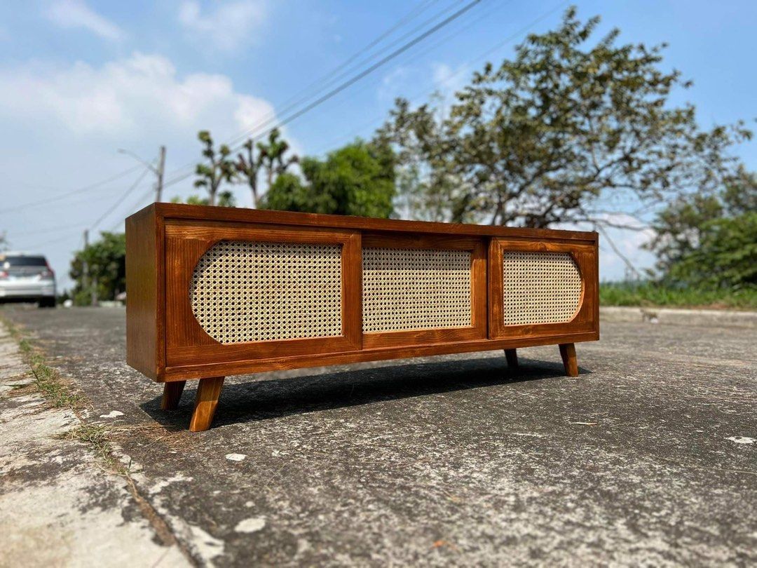 Customized size solihiya design wooden TV console, Furniture & Home ...