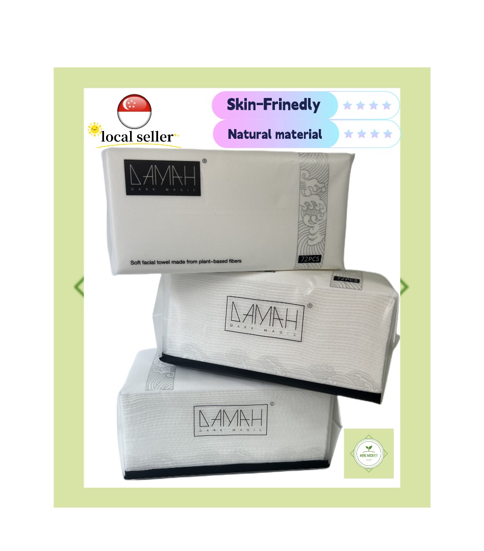 DAMAH Face Disposable Towel Tissue, Beauty & Personal Care, Face, Face ...