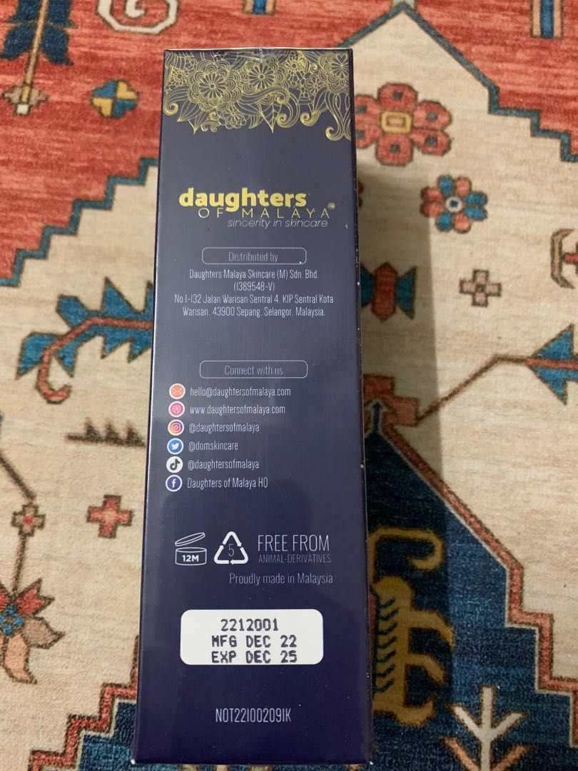 Daughters Of Malaya Beauty And Personal Care Face Face Care On Carousell