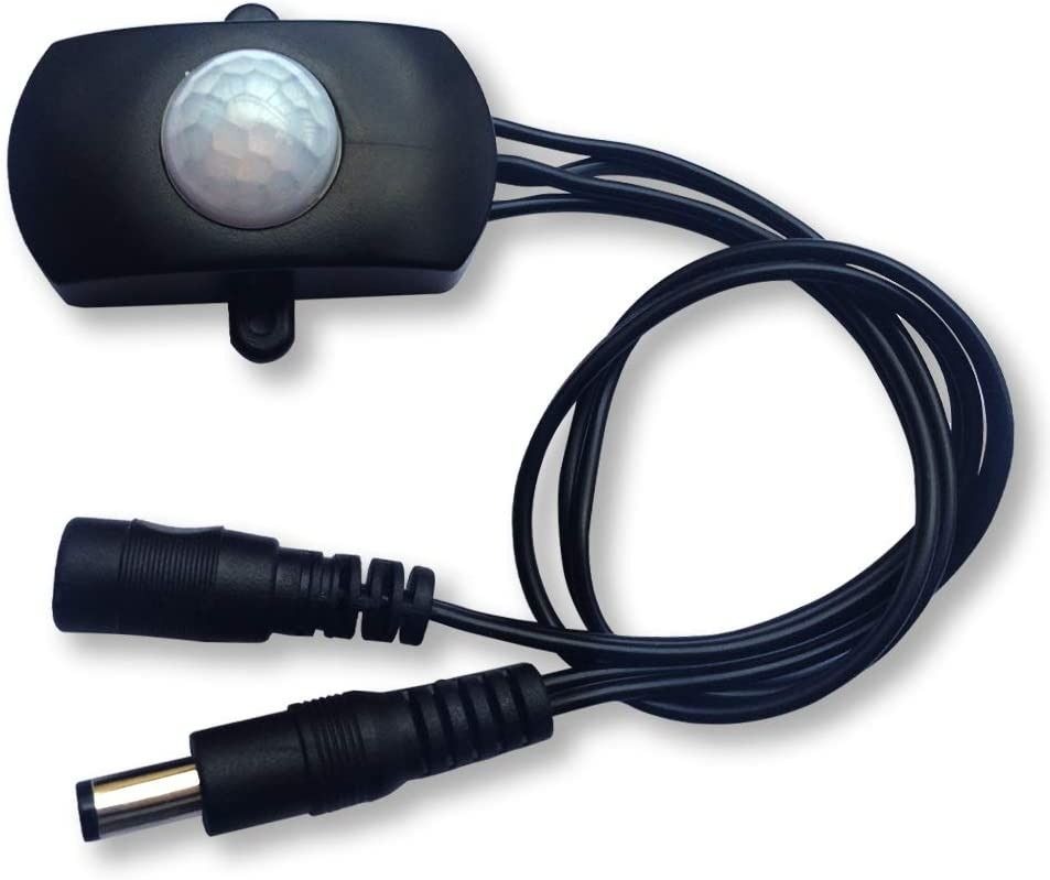 DC 6V 12V-24V 5A PIR Motion Activated Body Sensor Switch with DC Cable ...