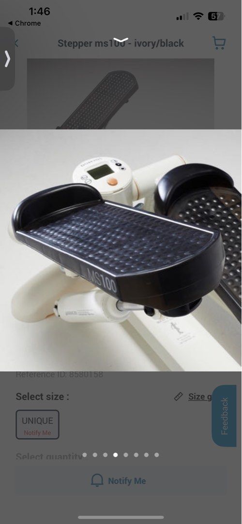 Decathlon Domyos Stepper MS100 - Ivory/Black, Sports Equipment ...