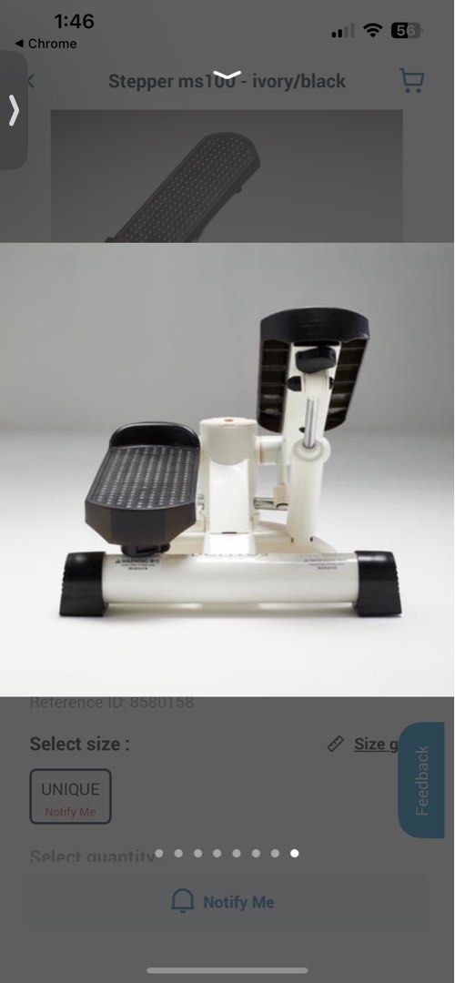 Decathlon Domyos Stepper MS100 - Ivory/Black, Sports Equipment ...