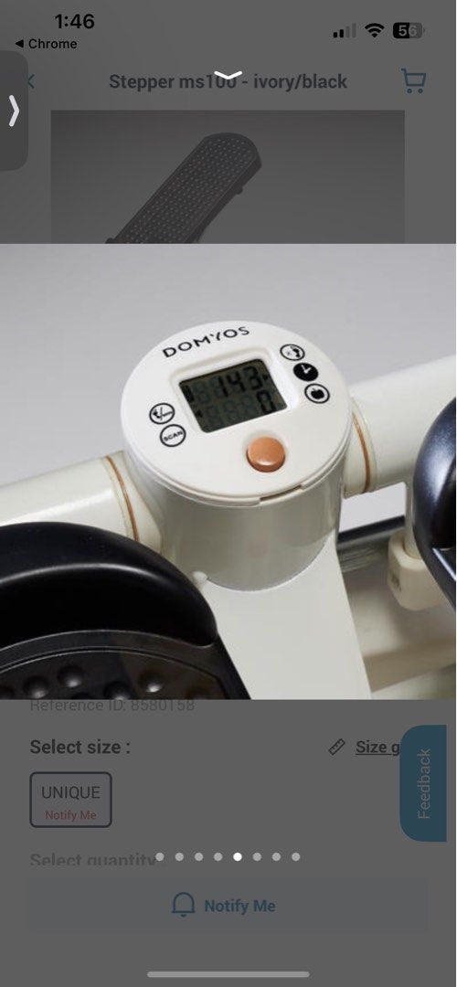 Decathlon Domyos Stepper MS100 - Ivory/Black, Sports Equipment ...