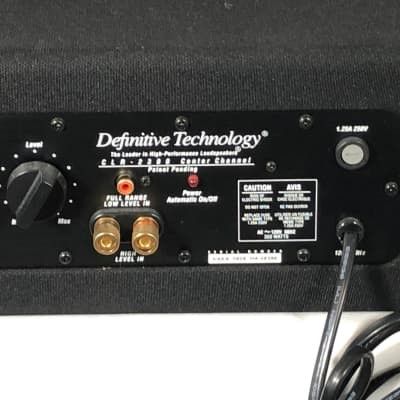 Definitive Technology CLR-2300 Center Speaker Build with Active ...