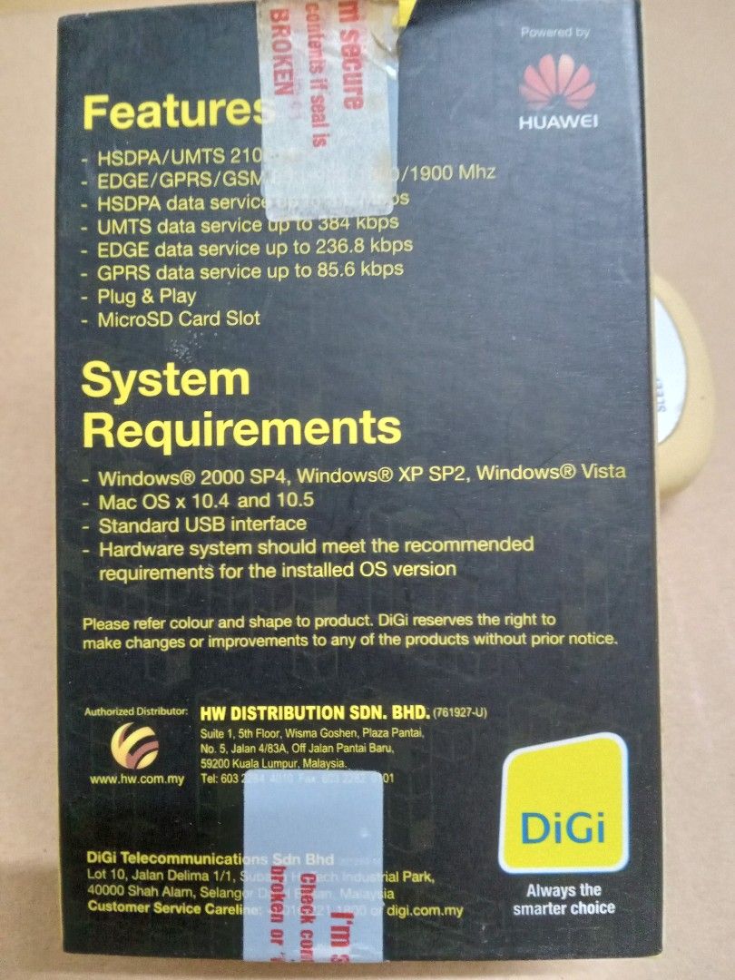 DiGi Board band Internet, Computers & Tech, Parts & Accessories ...