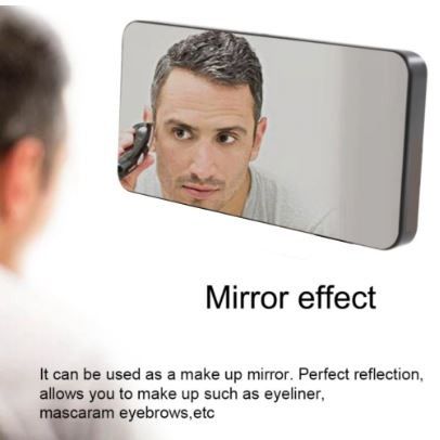 Digital Mirror Alarm Clock LED Clock with Custom 3 Levels Brightness ...