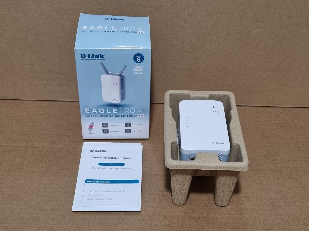 D-Link AX1500 Eagle Pro AI Mesh Range Extender, Computers & Tech, Parts ...