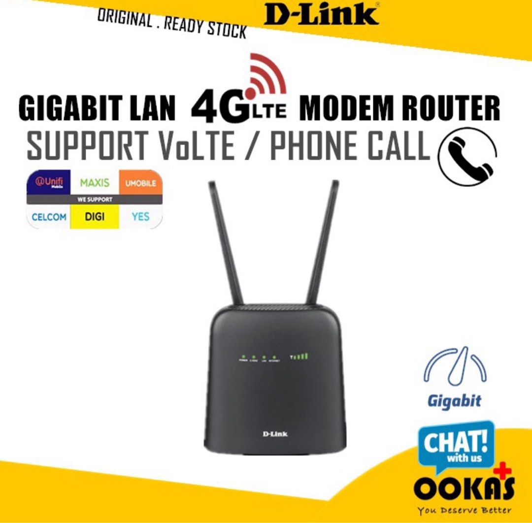 D-Link DWR-920V 4G LTE Wireless N300 Router, Computers & Tech, Parts & Accessories, Networking ...