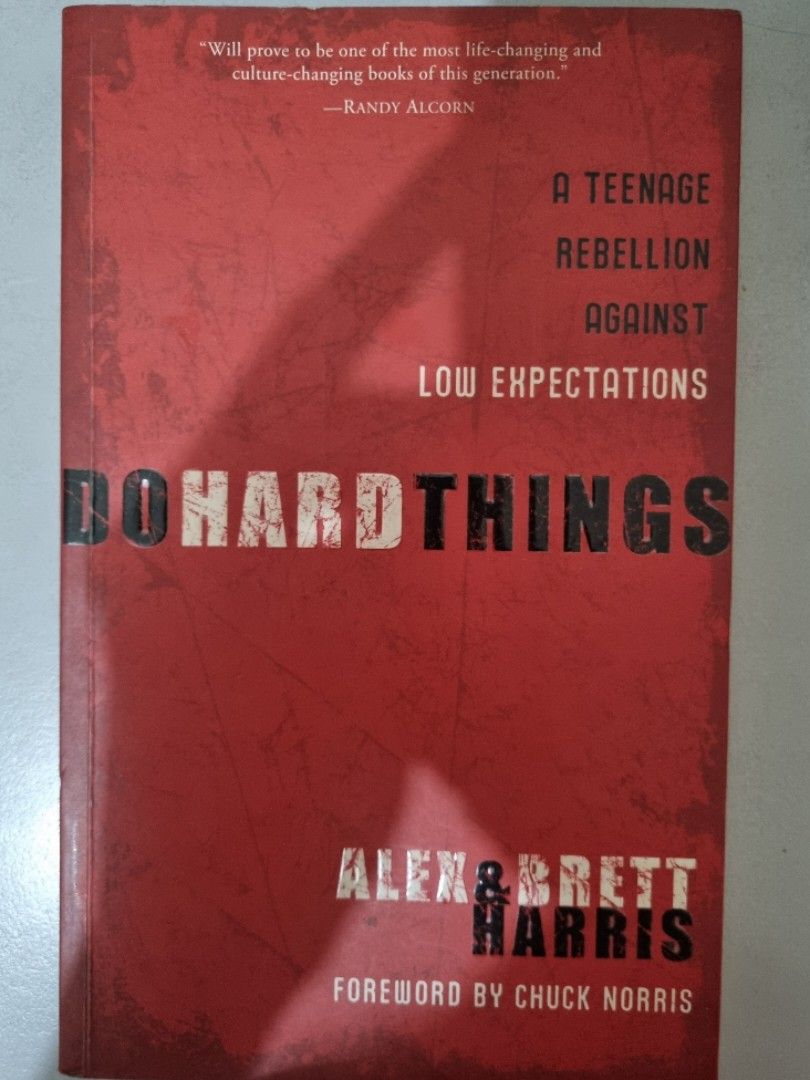 Do Hard Things by Alex and Brett Harris, Hobbies & Toys, Books ...