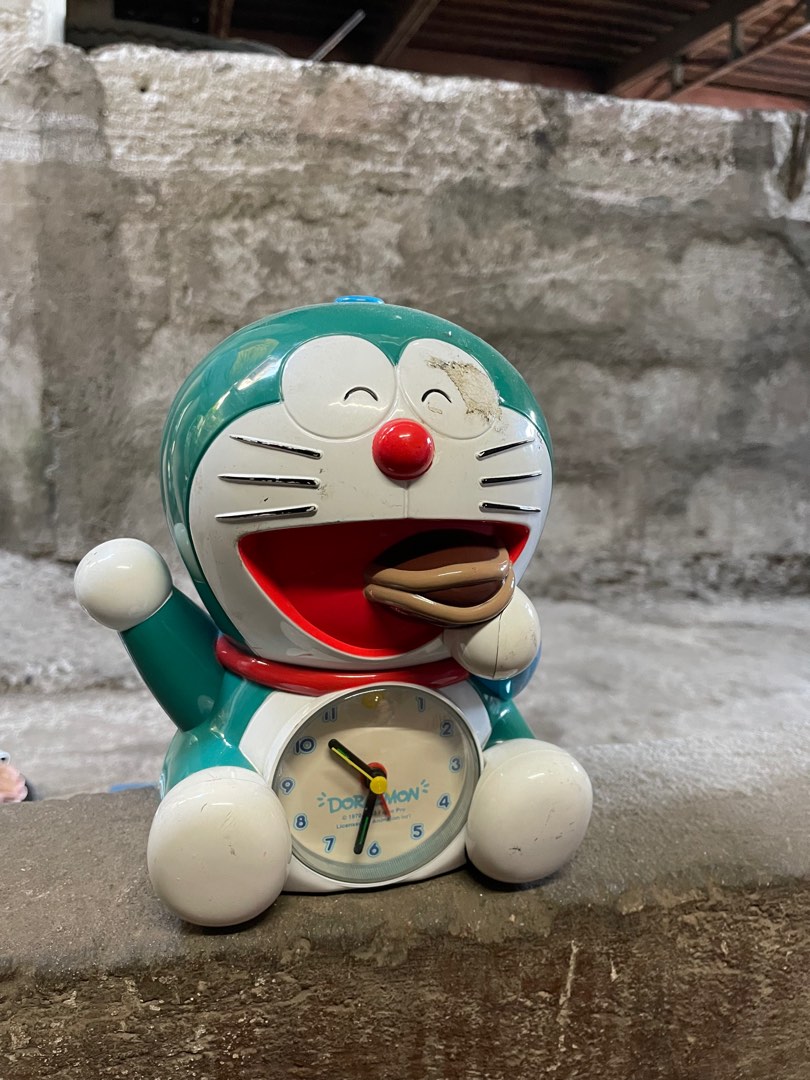 DORAEMON CLOCK (working), Hobbies & Toys, Toys & Games on Carousell