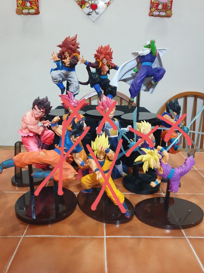 Dragonball - Banpresto Figure - Gogeta, Piccolo, Gohan, Trunks, Goku ...