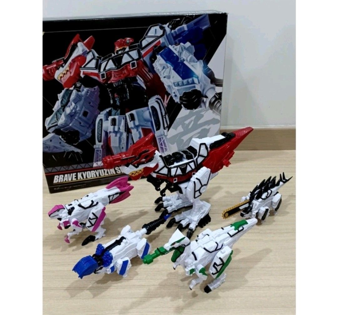DX Bandai Brave Kyoryuzin Super Sentai Power Ranger SET, Hobbies & Toys, Toys & Games on Carousell