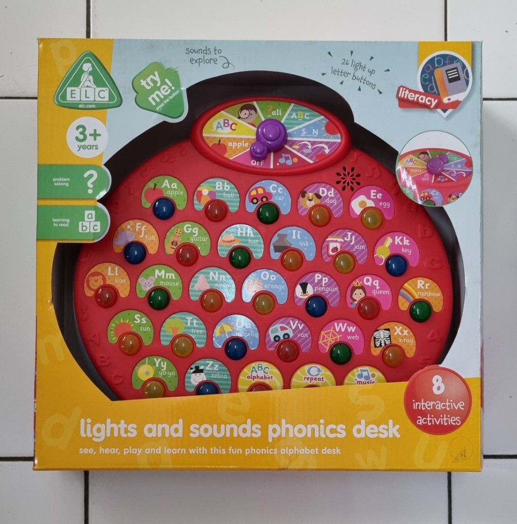 ELC Lights and Sounds Phonics Desk on Carousell