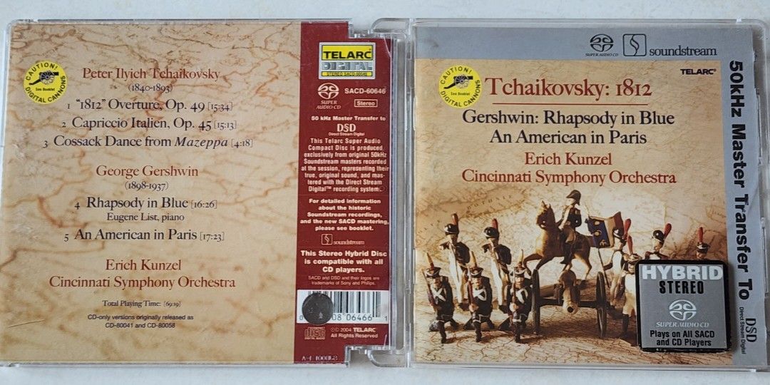Erich Kunzel ~ Tchaikovsky : 1812 ( 2004 TELARC VERSION ) CD, Hobbies ...