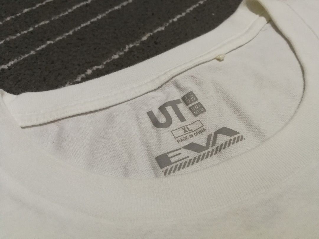 EVANGELION X uniqlo Eva 01 XL, Men's Fashion, Tops & Sets, Tshirts ...