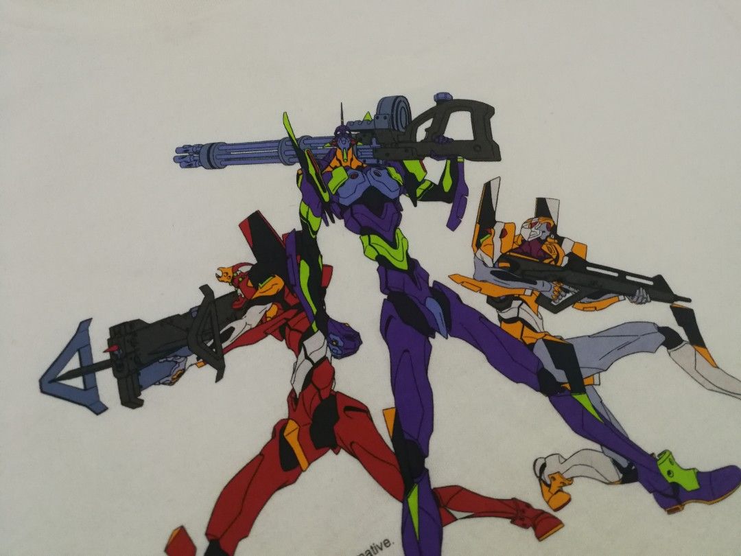 EVANGELION X uniqlo Eva 01 XL, Men's Fashion, Tops & Sets, Tshirts ...