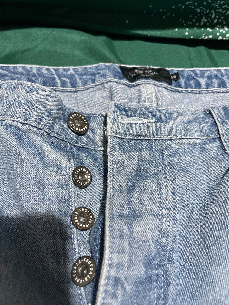 factorie cargo blue denim jeans, Women's Fashion, Bottoms, Jeans ...