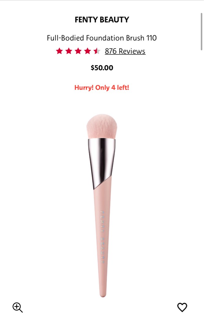 FENTY BEAUTY FULL-BODIED FOUNDATION BRUSH 110, Beauty & Personal Care ...