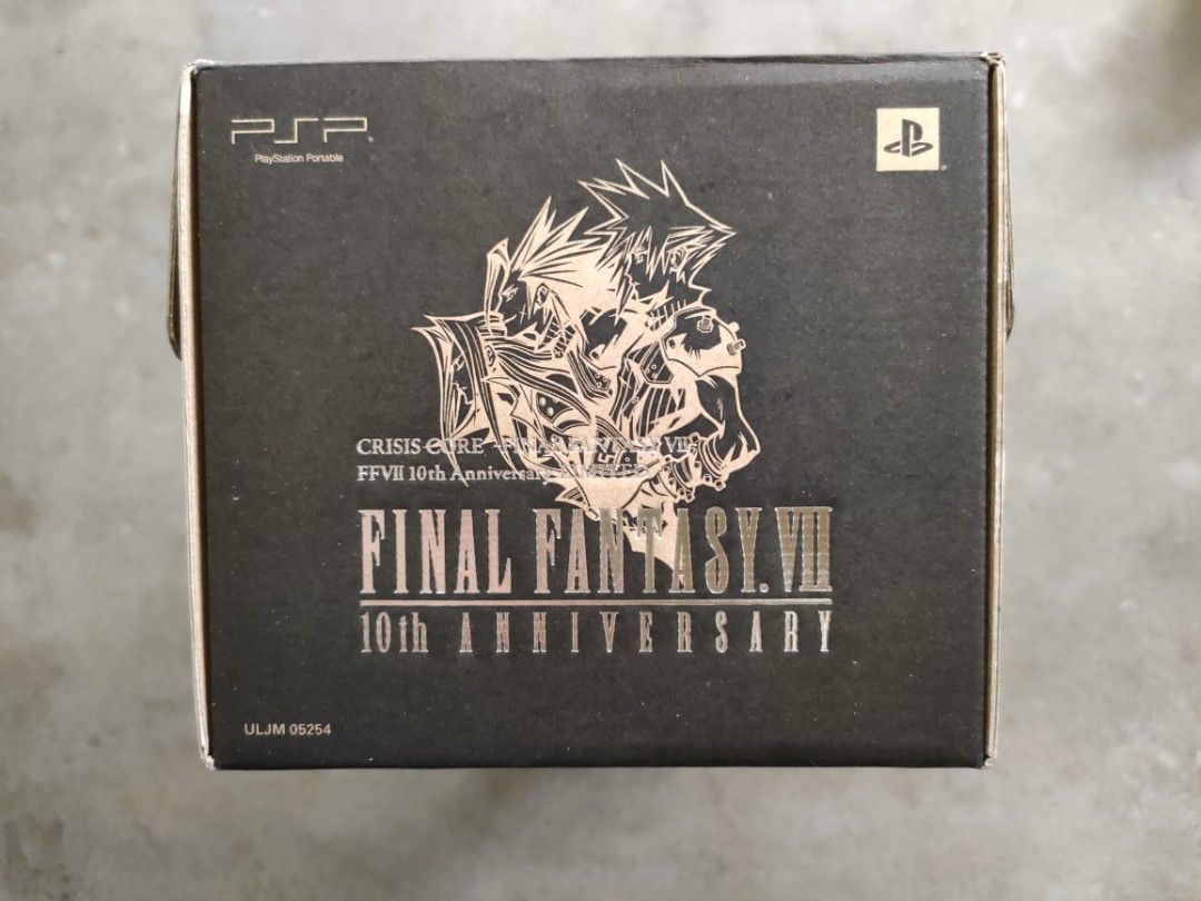Final Fantasy VII Crisis Core Limited Edition PSP Playstation Portable Slim Console, Video ...