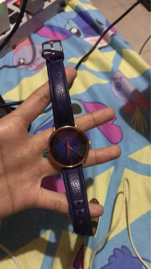Fossil limited edition Prismatic watch in blue on Carousell