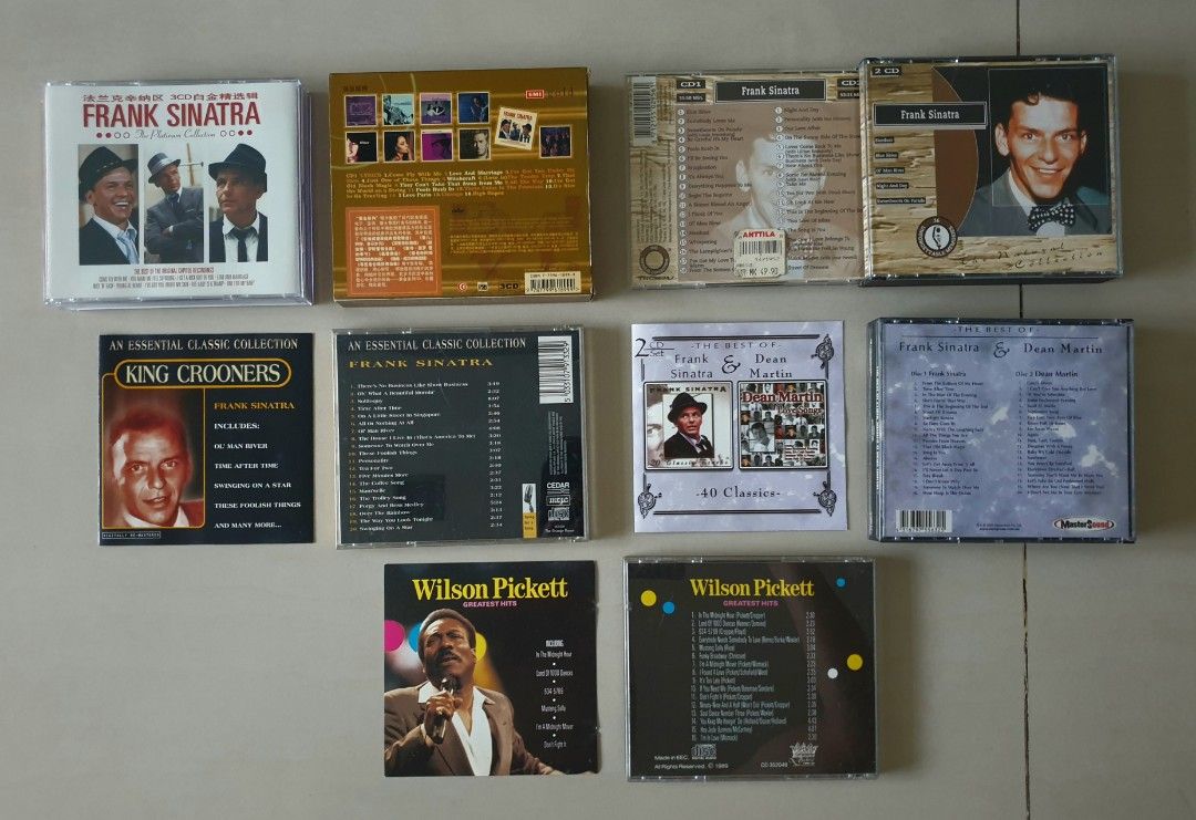 Frank Sinatra, Wilson Pickett, BJ Thomas,Quincy Jones,Jim Reeves ...