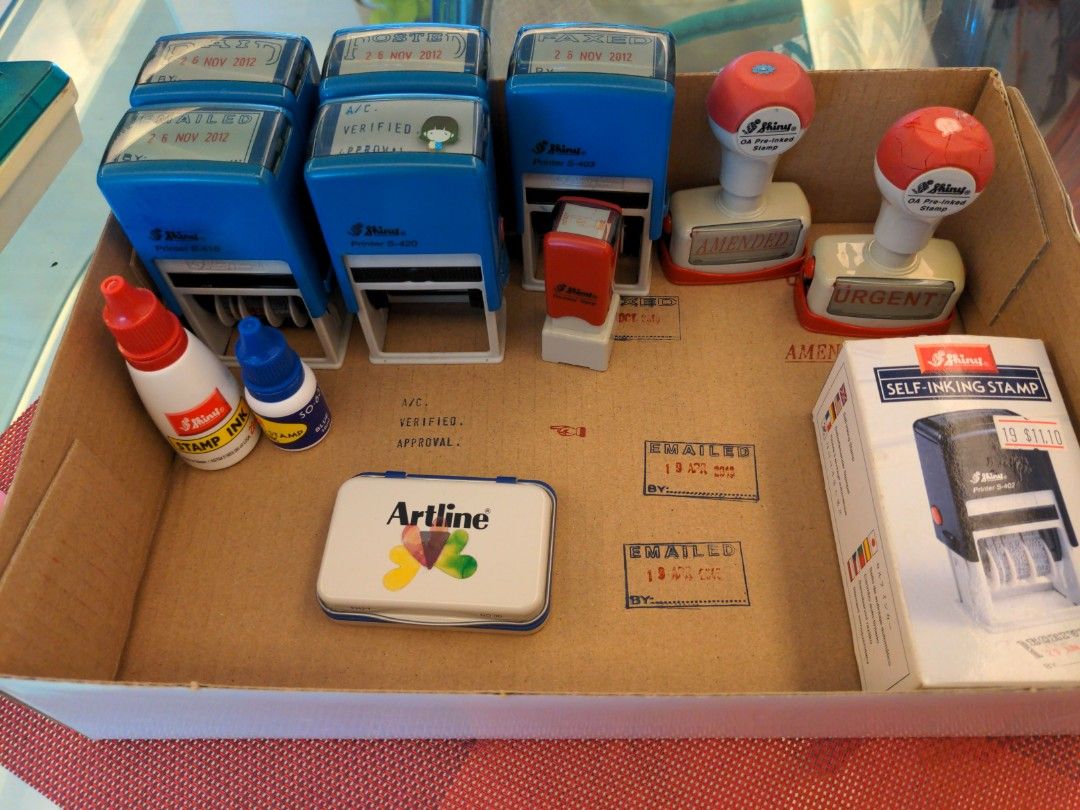 Free Stamps and chops and ink, Hobbies & Toys, Stationery & Craft ...
