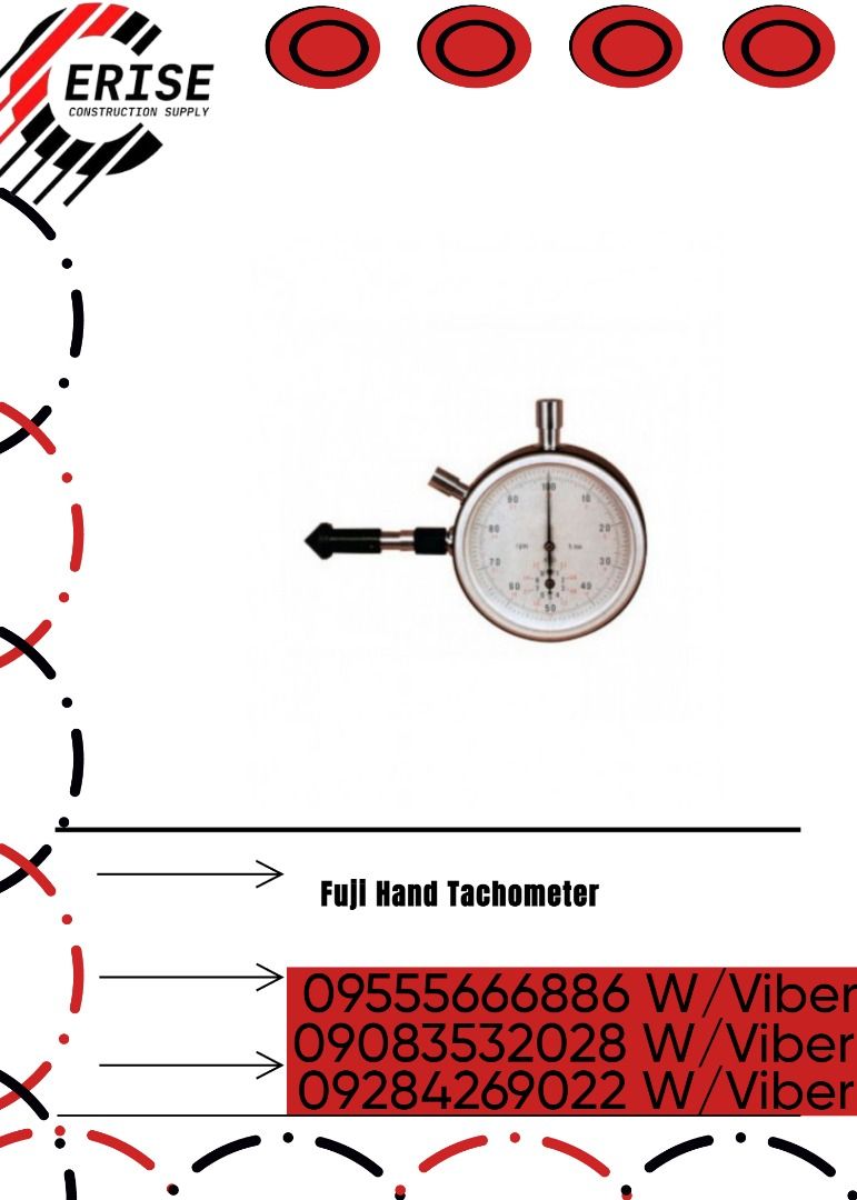 Fuji Hand Tachometer, Commercial & Industrial, Construction Tools ...