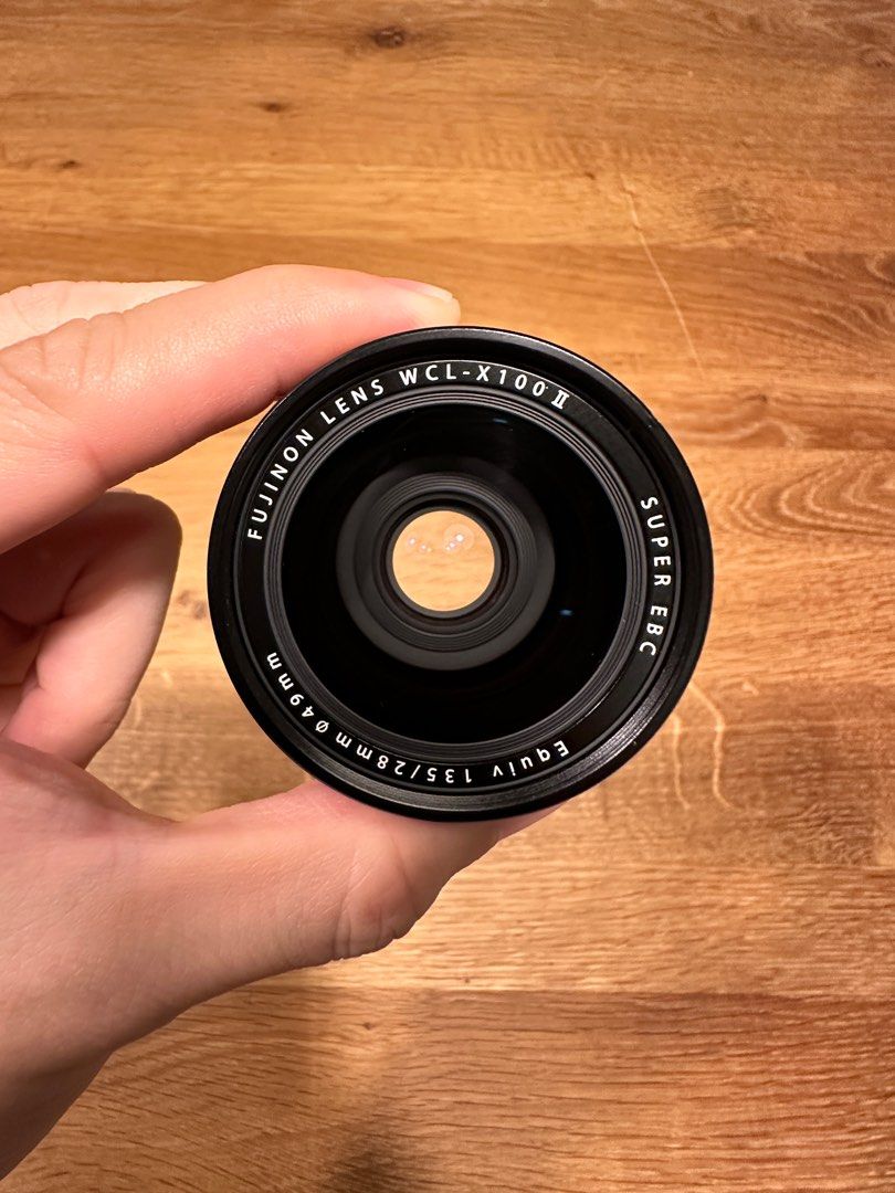 Fujifilm WCL-X100ii Wide Conversion Lens, Black noir, Photography, Lens & Kits on Carousell
