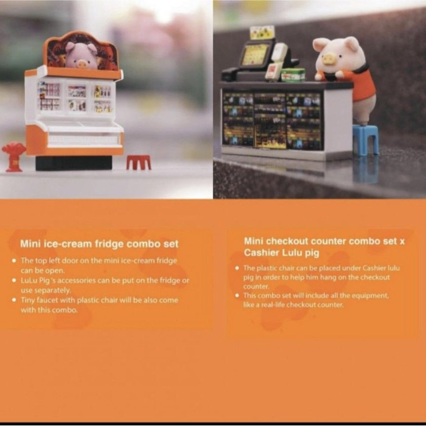 [Full Set] Lulu Pig 7-11 Collectibles & Model Kit, Hobbies & Toys, Toys ...