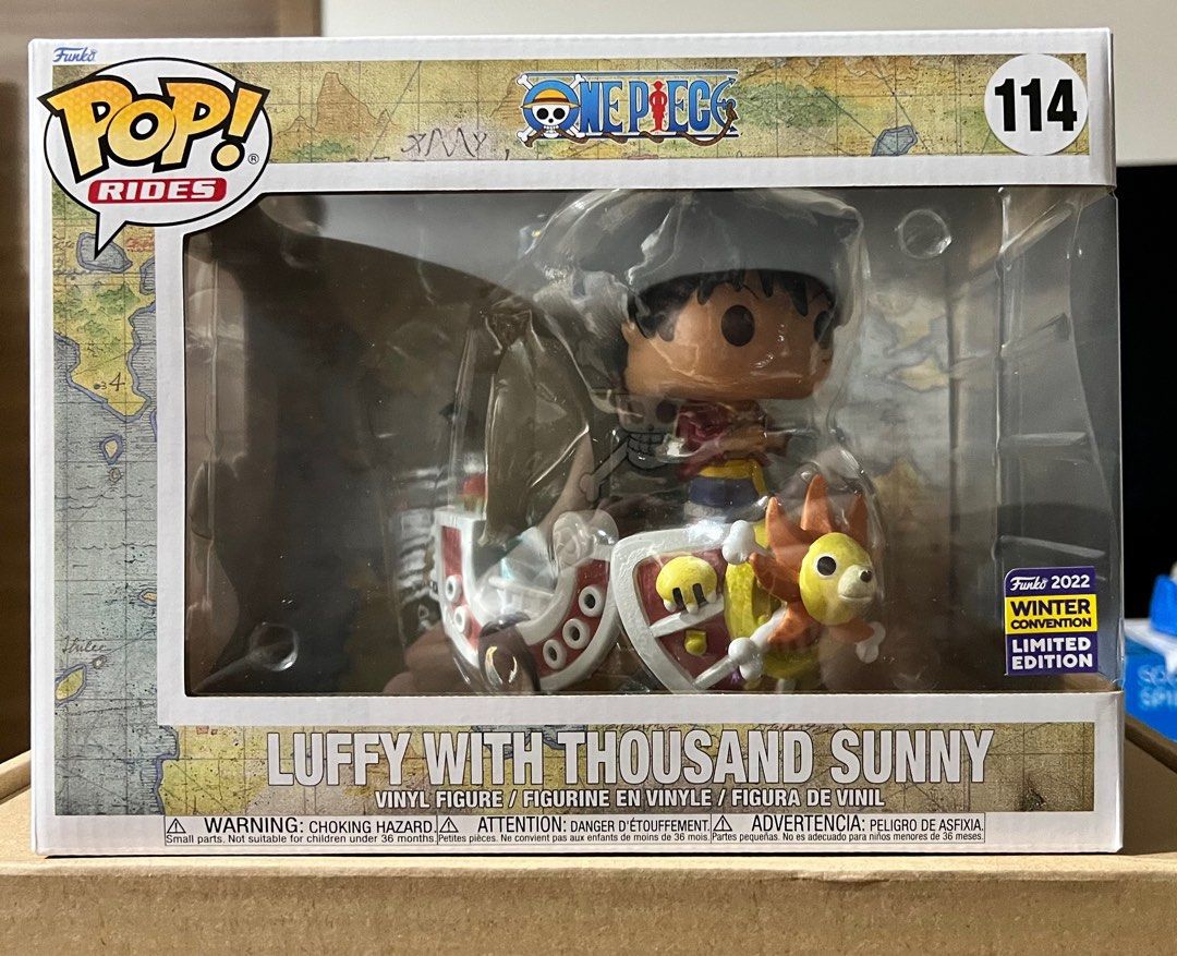Funko POP ONE PIECE Luffy with Thousand Sunny & Roronoa Zoro, Hobbies ...