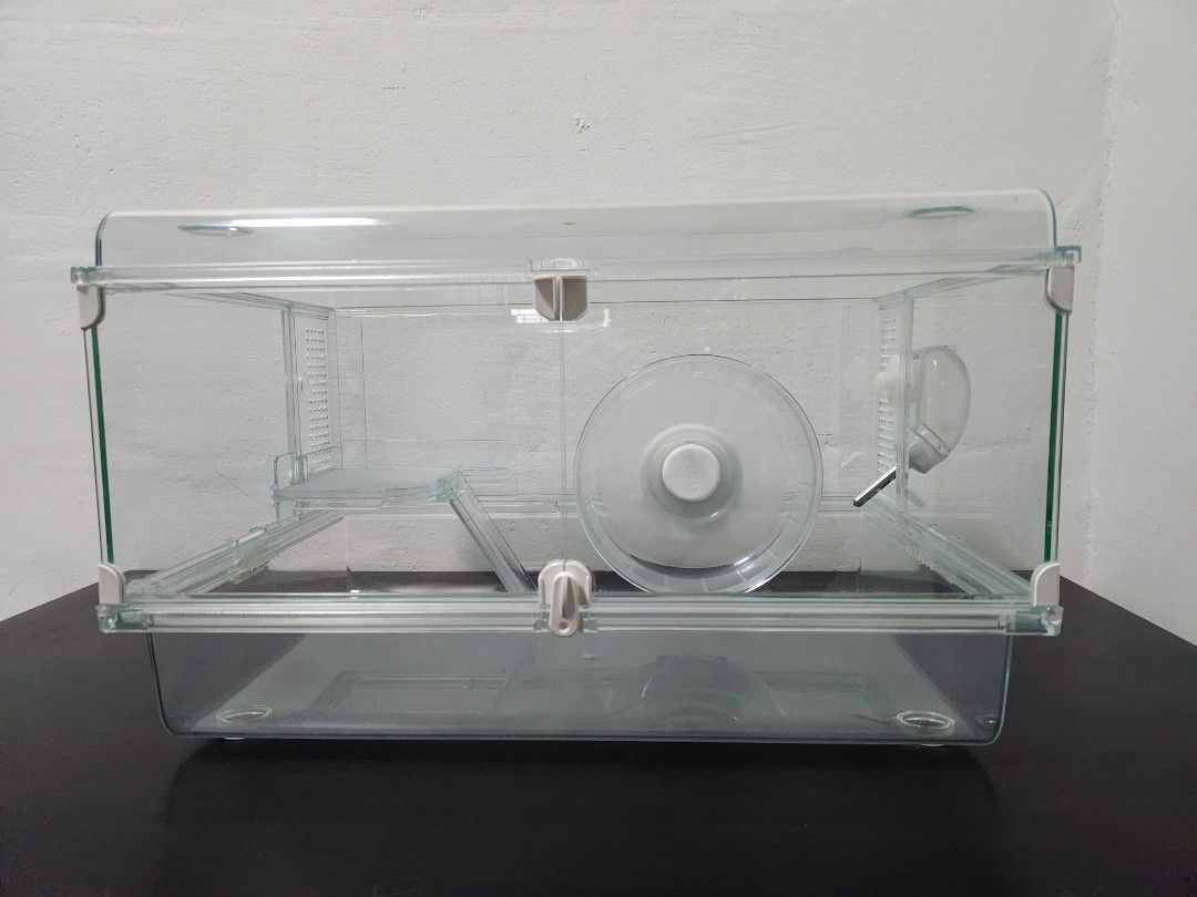 GEX Glass Harmony 450 Plus Cage, Pet Supplies, Homes & Other Pet Accessories on Carousell