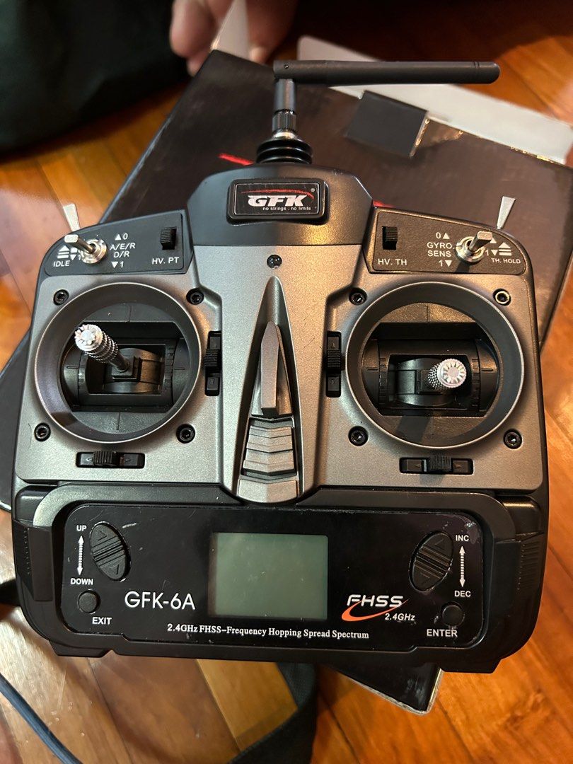 GFK-6A 6 channel Frequency hopping Flight Controller, Photography ...