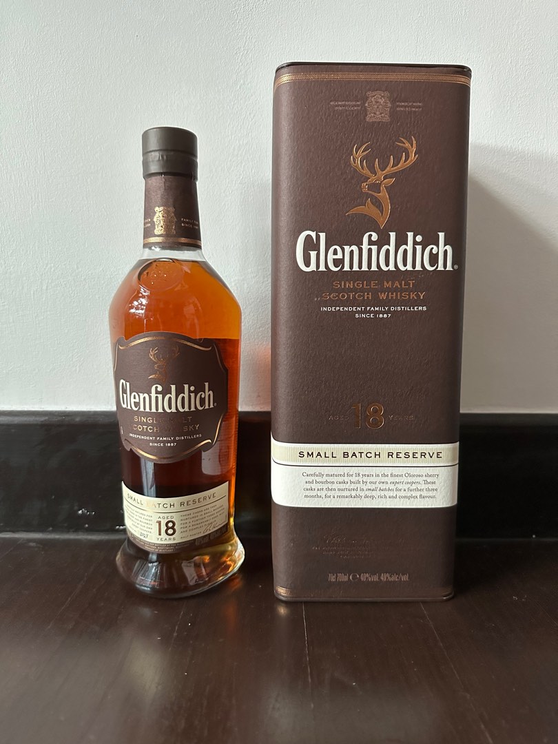 Glenfiddich 18 (700ml) - No Stock, Food & Drinks, Alcoholic Beverages on Carousell