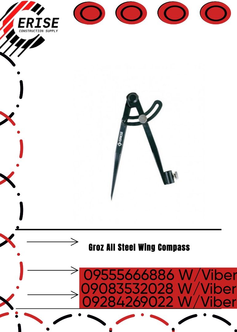 Groz All Steel Wing Compass on Carousell