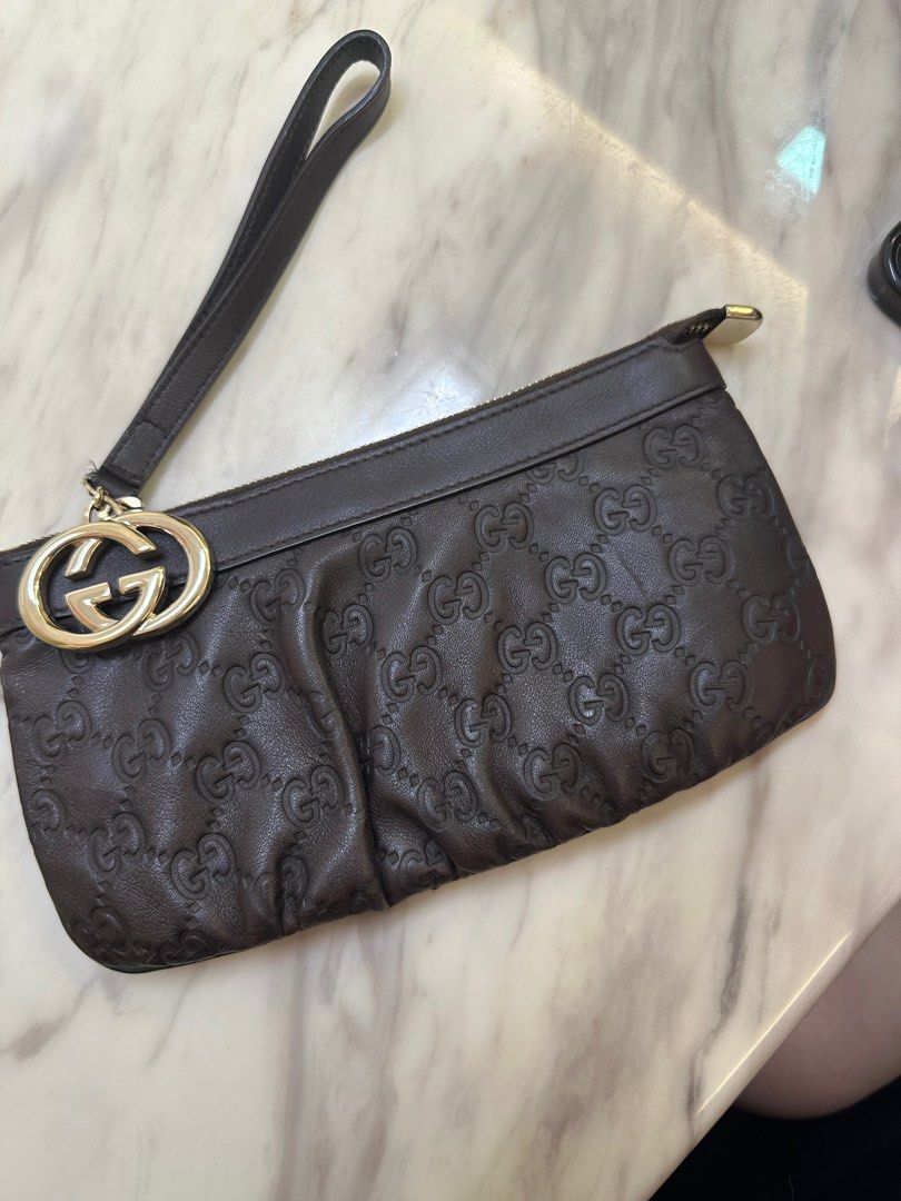 Gucci pouch, Luxury, Bags & Wallets on Carousell